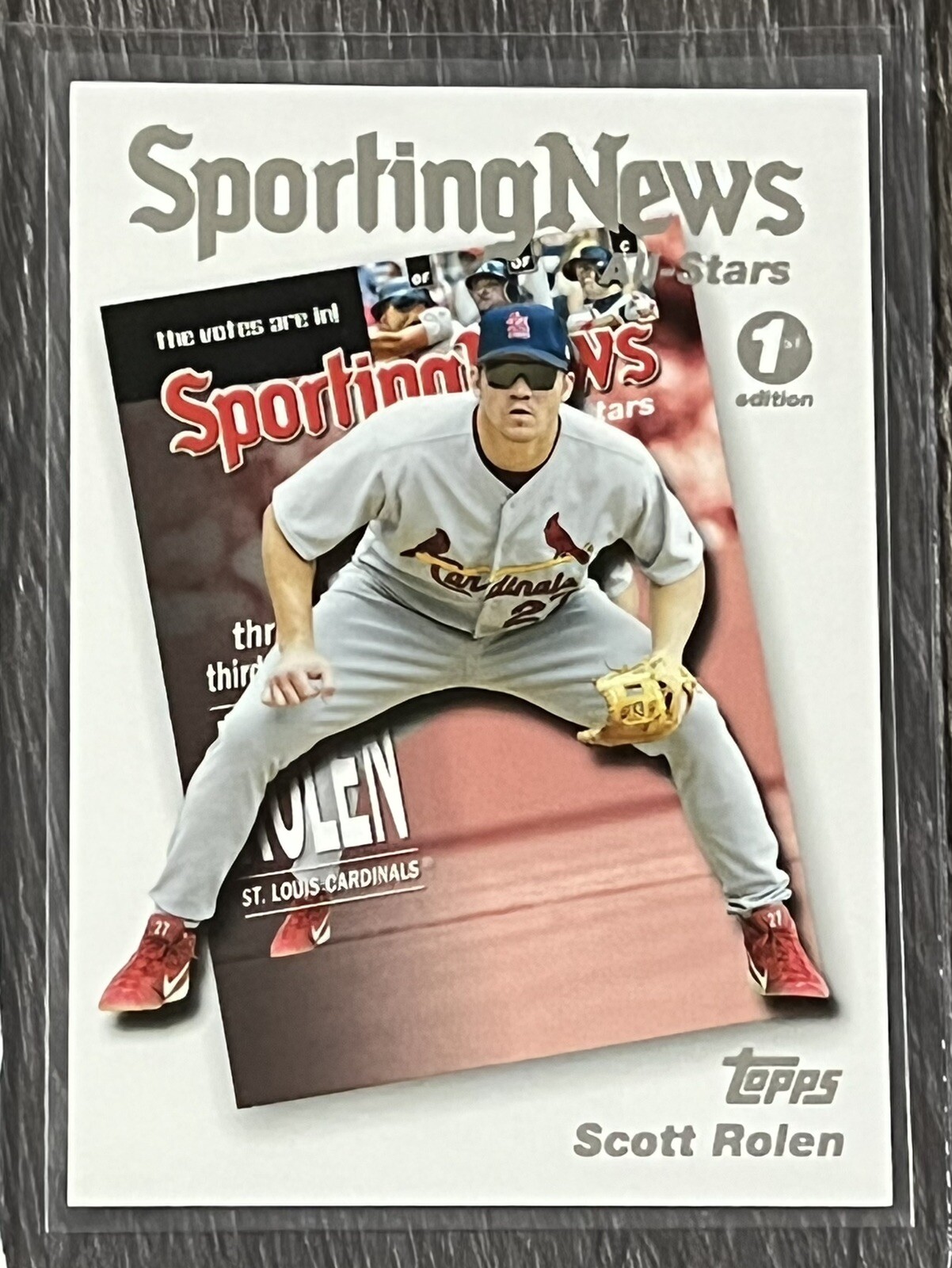 2004 Topps ⚾ 1st Edition #722 SCOTT ROLEN ⚾ St. Louis Cardinals ⚾FREE ...