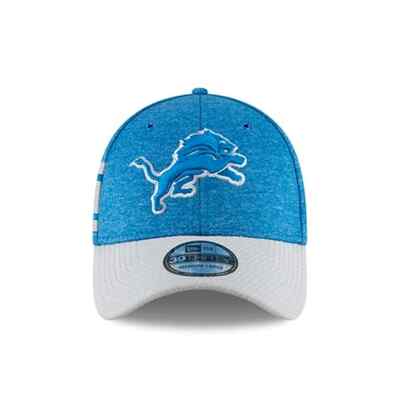 Detroit Lions On Field 39THIRTY New Era Blue Silver NFL FOOTBALL L/XL ...