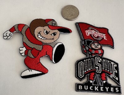 (2) OSU The Ohio State Vintage Embroidered Iron On Patches 3”x 3” & 3.5 ...
