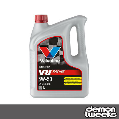 Valvoline VR1 Race / Racing Oil 5w/50 Fully Synthetic Engine Oil 4L | eBay