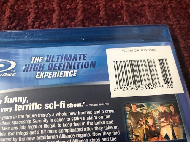 Firefly - The Complete Series (Blu-ray Disc, 2008, 3-Disc Set ...