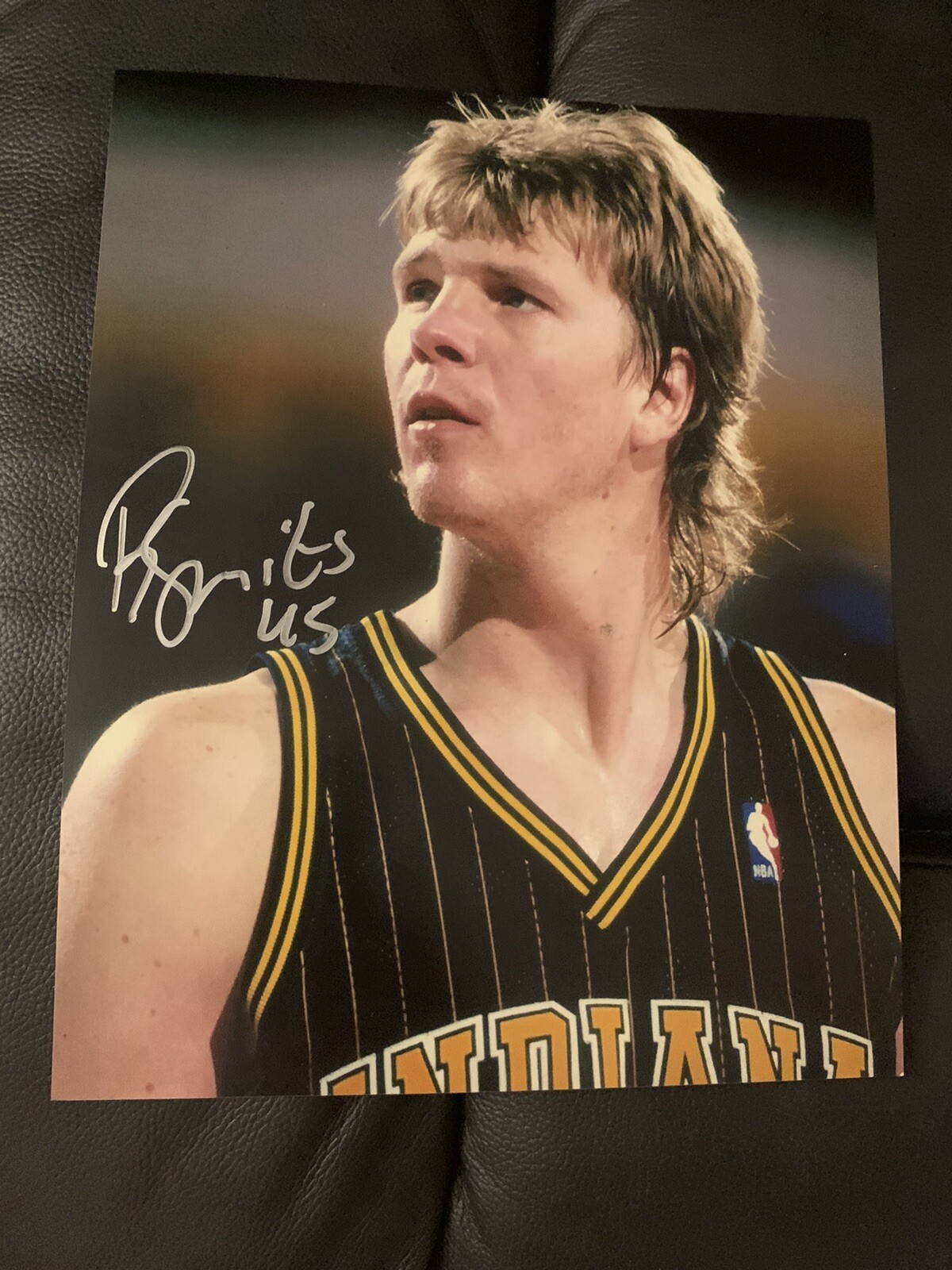 Rik Smits Signed 8 X 10 Photo Marist Indiana Pacers Dunking Dutchman | eBay