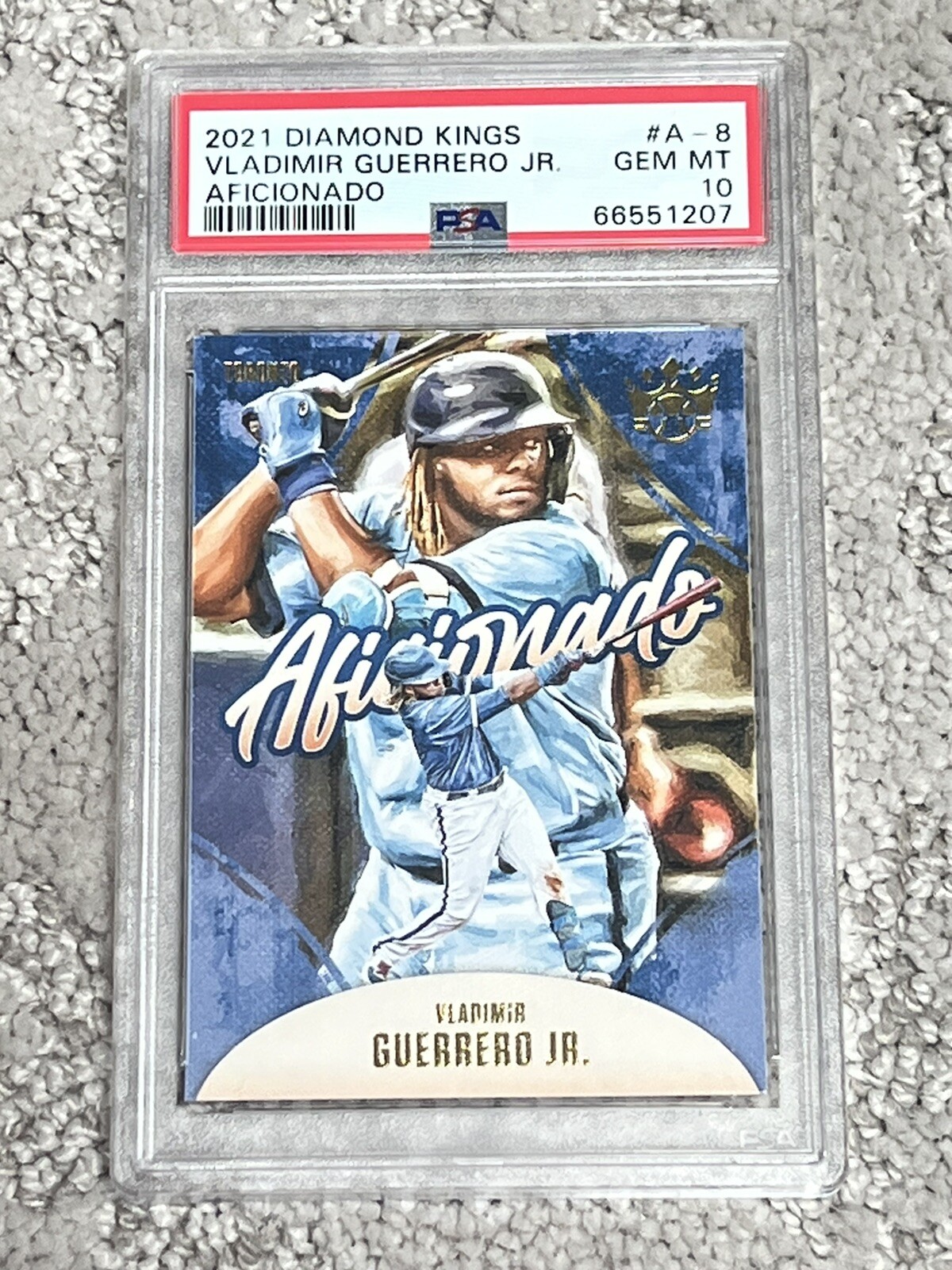PSA 10 BASEBALL CARD 2021 PANINI DIAMOND KINGS AFICIONADO VLADIMIR ...