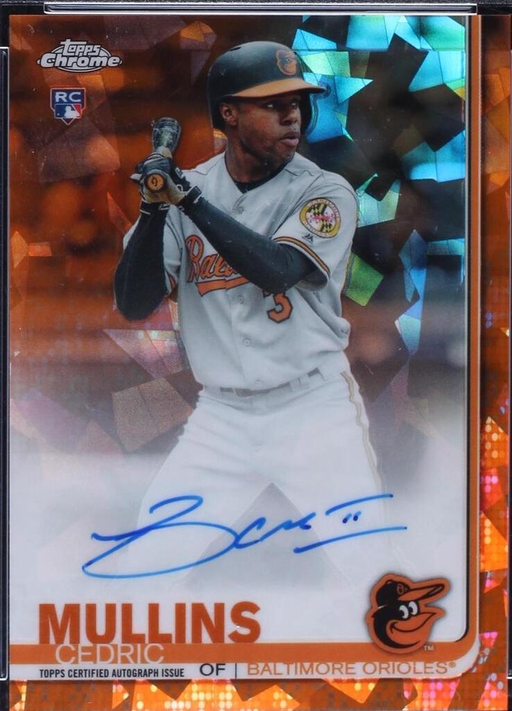 2019 Topps Chrome Sapphire Edition - Autographs Cedric Mullins #CSA-CM ...