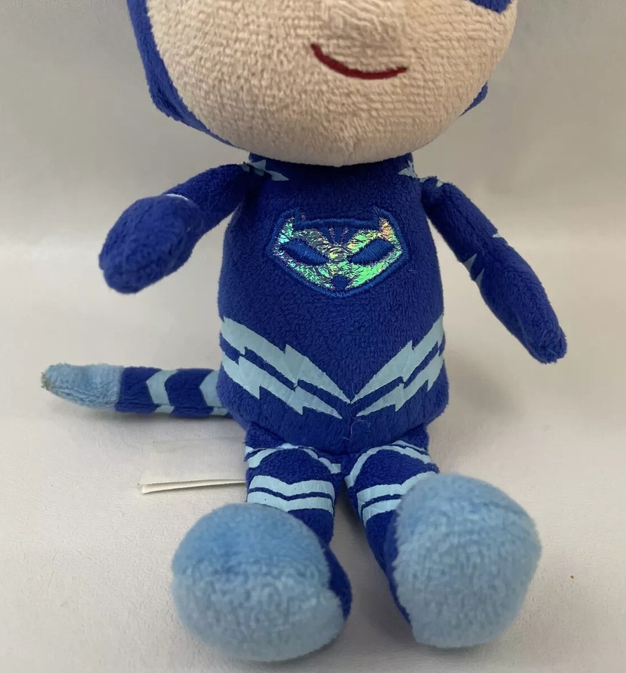 PJ Masks Show Catboy Blue Plush Stuffed Animal Toy Just Play Sparkly ...