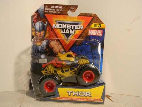 2025 Spin Master Monster Jam 'Marvel Series 3' "Thor" Unopened Blister ...
