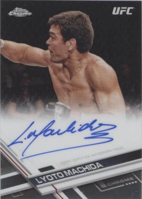 2017 Topps Chrome UFC - Fighter Autographs Lyoto Machida #FA-LM (AU ...