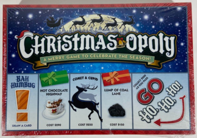 Christmas Opoly Monopoly Style Family Board Game Santa Rudolph | eBay
