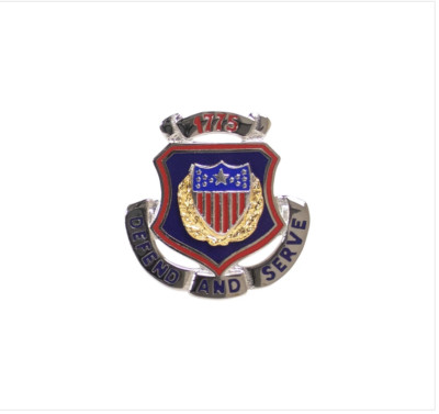 GENUINE U.S. ARMY CORPS CREST: ADJUTANT GENERAL - DEFEND AND SERVE 1775 ...