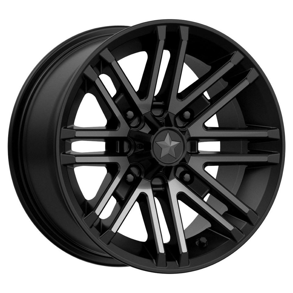 15x7 Black Tint Wheels MSA Off-Road M40 Rogue 4x156 10 (Set of 4) 132 ...