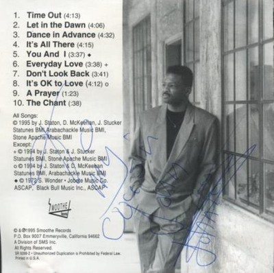Johnny Staton: Let In The Dawn MUSIC AUDIO CD r&b soul funk! SIGNED ...