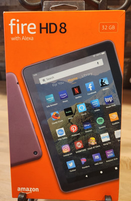 Amazon Fire HD 8 (10th Generation) 32GB, Wi-Fi, 8in - Plum 840080533094 ...