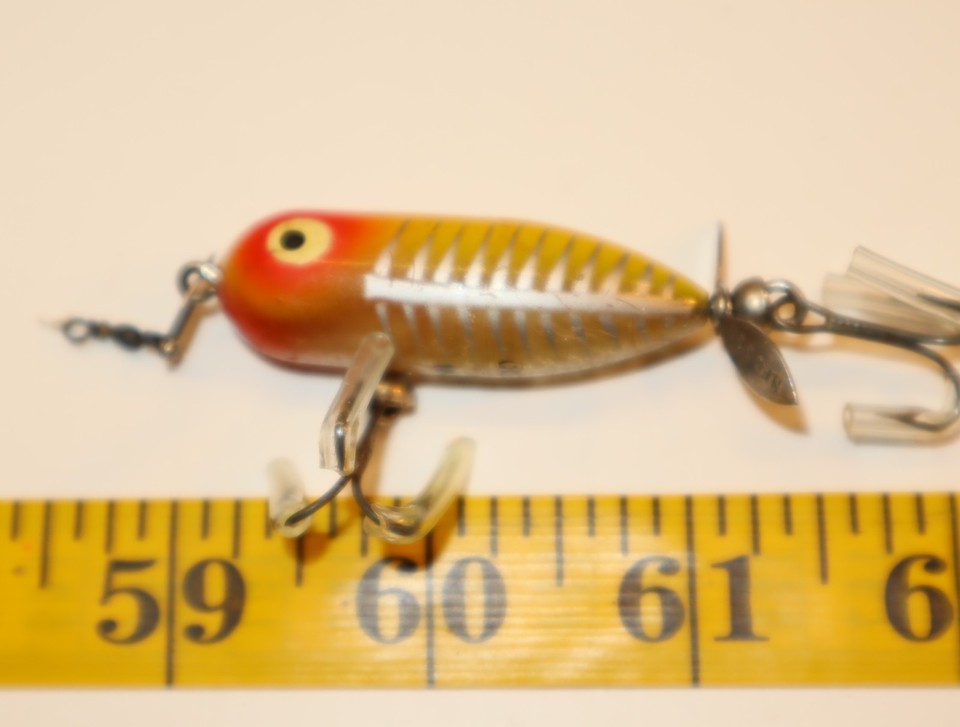 Vintage Heddon Tiny Torpedo Fishing Lure | eBay