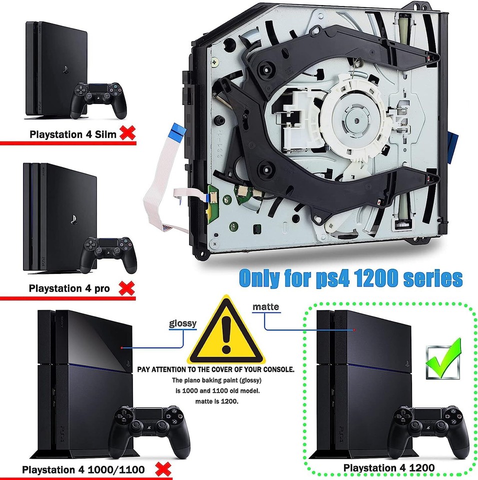 Blu-Ray Disk DVD Drive Replacement For Sony PS4 CUH-1215A CUH-1215B CUH ...