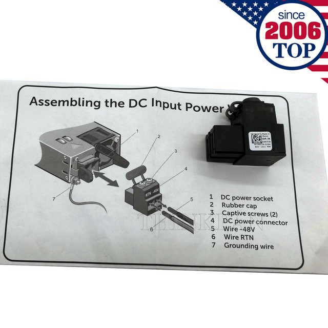 Dell High Voltage DC Power Pluggable Terminal Block Module 6ryj9 06ryj9 ...