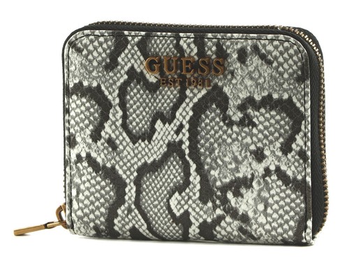 GUESS portefeuille Laurel SLG Small Zip Around Wallet Natural ...