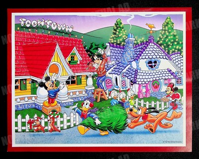 Christmas in Toontown Disney 1992 Print Magazine Ad Poster ADVERT Matt ...