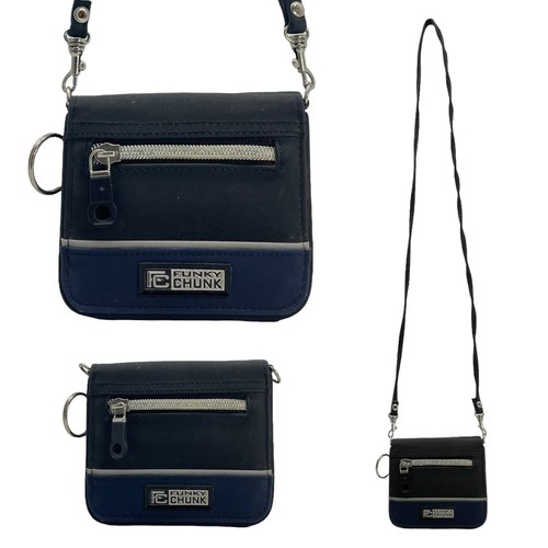 Vintage 90s FUNKY CHUNK XS Convertible Crossbody Organizer Clutch Bag ...