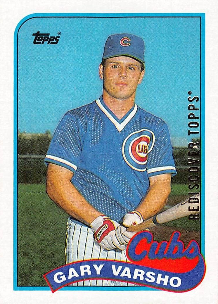 1989 Topps Baseball Gary Varsho Rediscover Topps #613 NM/MT CHICAGO ...