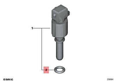 Genuine BMW M3 X3 X5 Z3 M Roadster Z4 A15 A40 C1N E31 O-Ring 8x3 ...