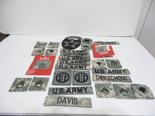 SMALL LOT OF ARMY VINTAGE ACU UCP DIGITAL UNIFORM PATCHES PATCH UNIT ...
