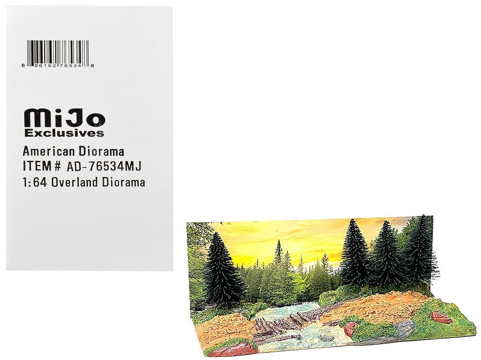 "Overland Off-Road" Diorama with Forest Background for 1/64 Scale ...