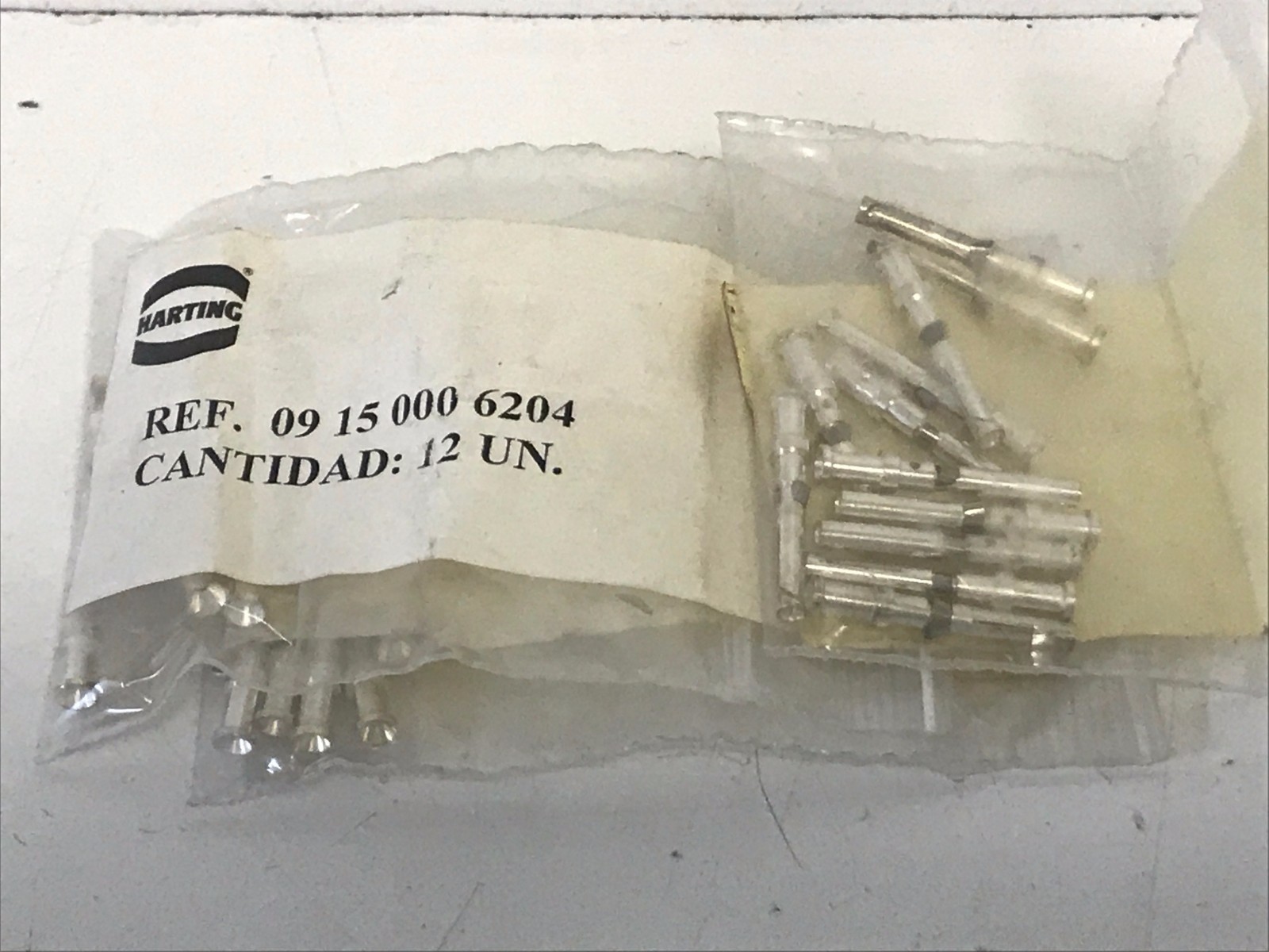 LOT OF (36) NEW OLD STOCK! HARTING MALE HAN CONNECTOR PINS 09-15-000 ...