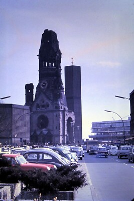 Orig Slide, Kaiser Wilhelm, Berlin Germany / Street Scene / Vintage ...