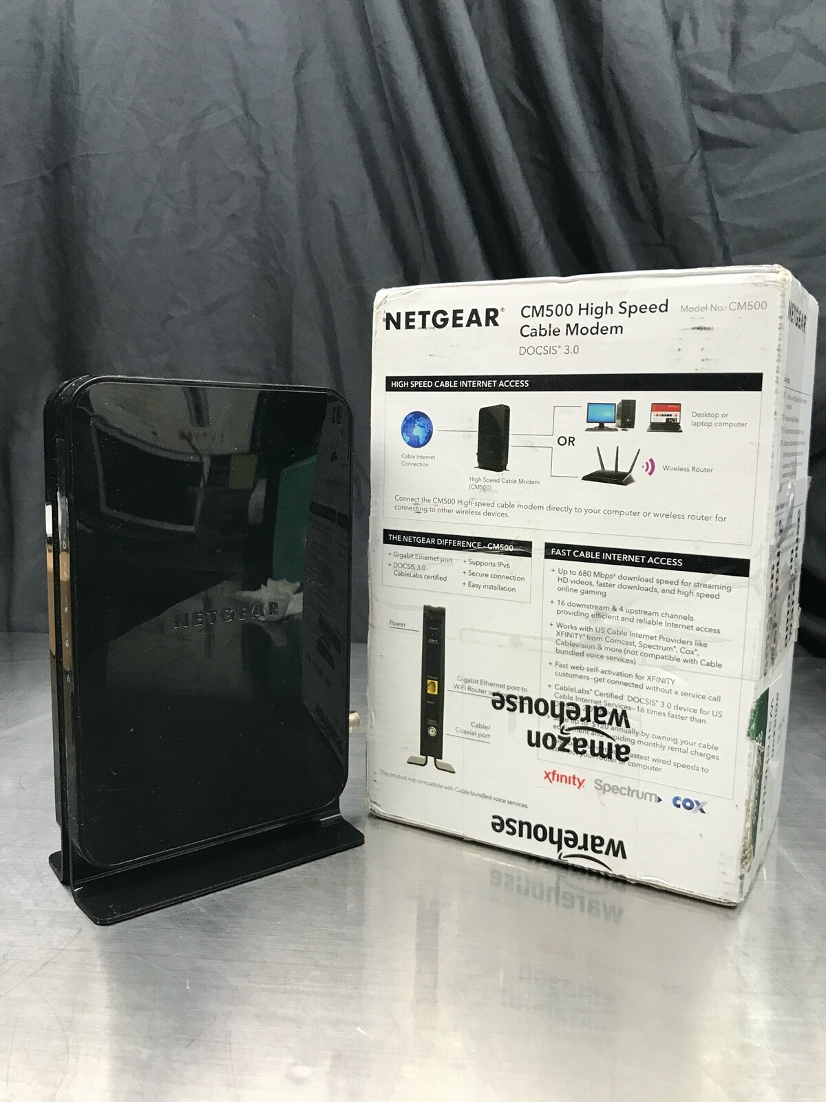Netgear CM500 High Speed Cable Modem~680 Mbps~DOCSIS 3.0 | eBay