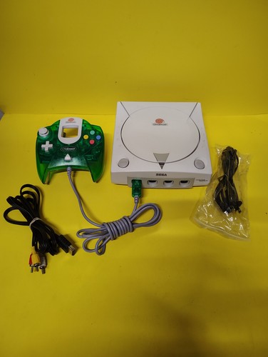 Sega Dreamcast Console Bundle Green Upgraded | eBay