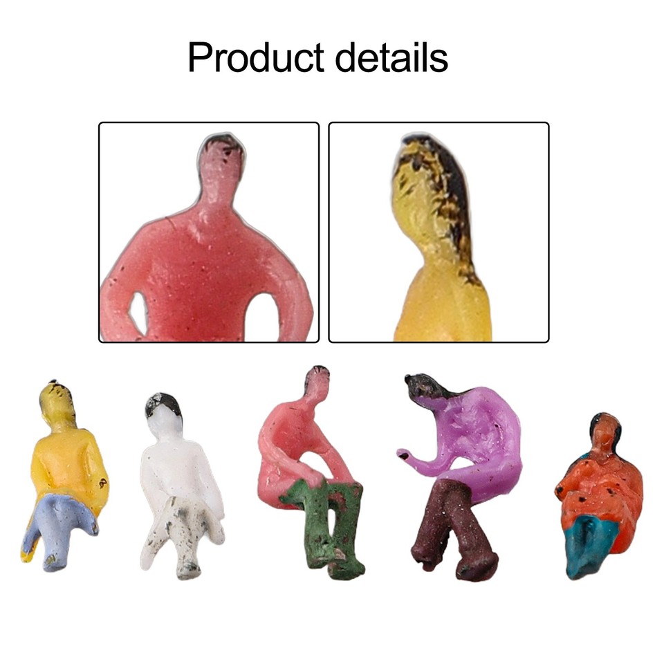 Brand New Model People Figures Toy Model 9 X 5mm/0.35 X 0.2"" Pose ...