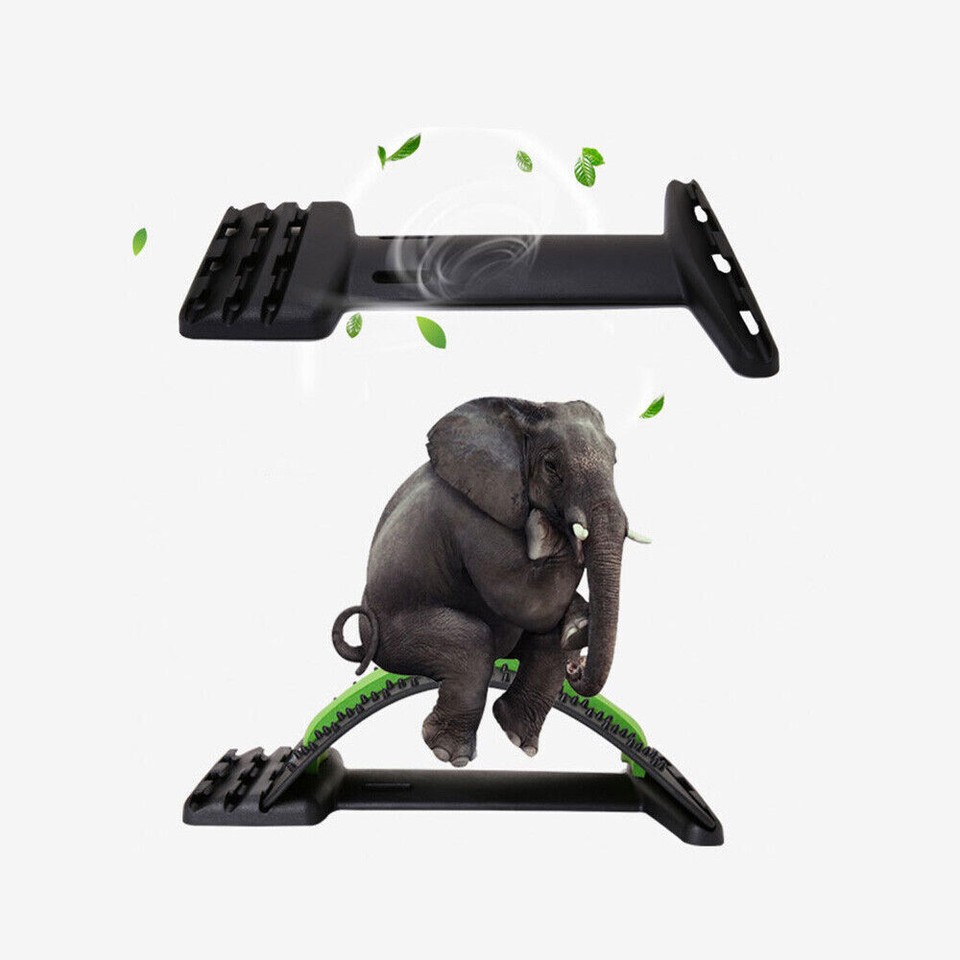 Multi-Level Back Stretcher Lumbar Support Device Pain Spine Relief ...