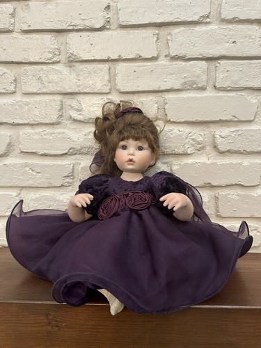 Chari Porcelain Doll 1999 No. 4878 , Purple Dress 12” | eBay