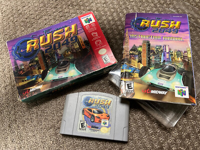 San Francisco Rush 2049. N64 Nintendo 64 Manual In Box TESTED ...