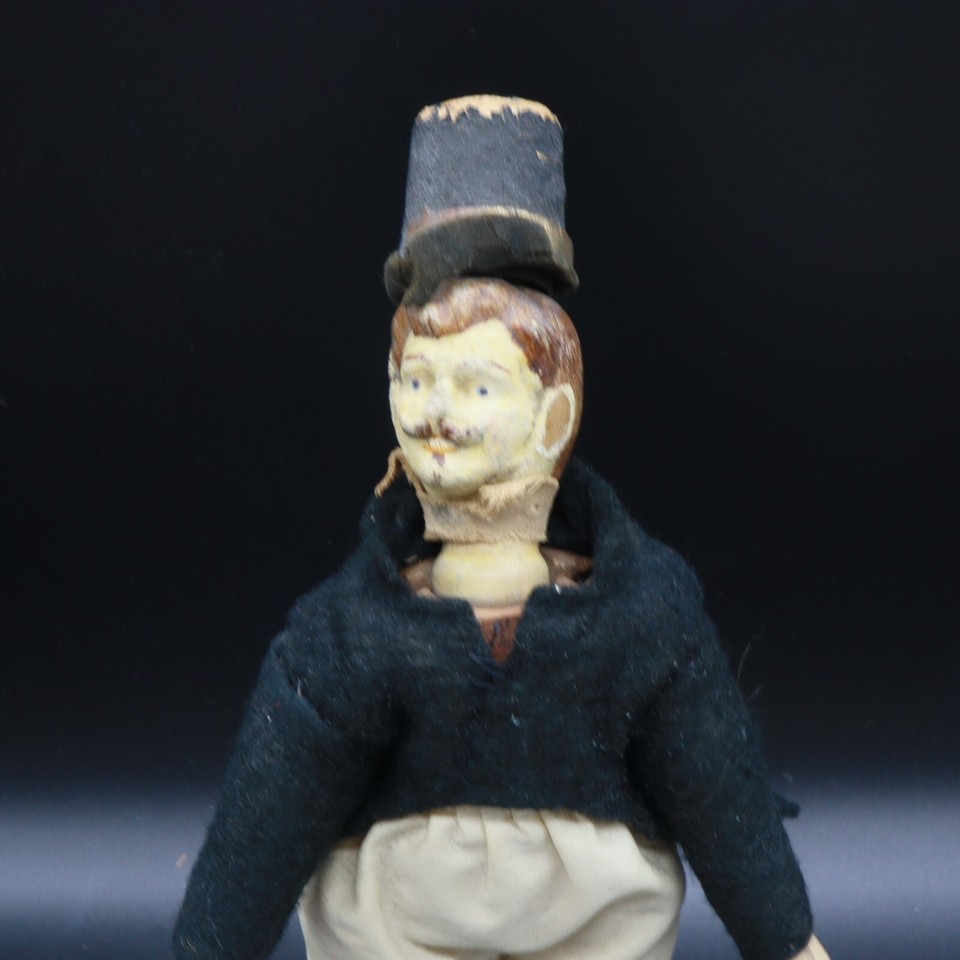Antique Schoenhut Wooden Circus Ringmaster Children's Toy Doll Figure ...