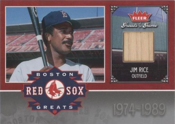 2006 Fleer Greats of the Game - Red Sox Greats Jim Rice #BOS-JR ...