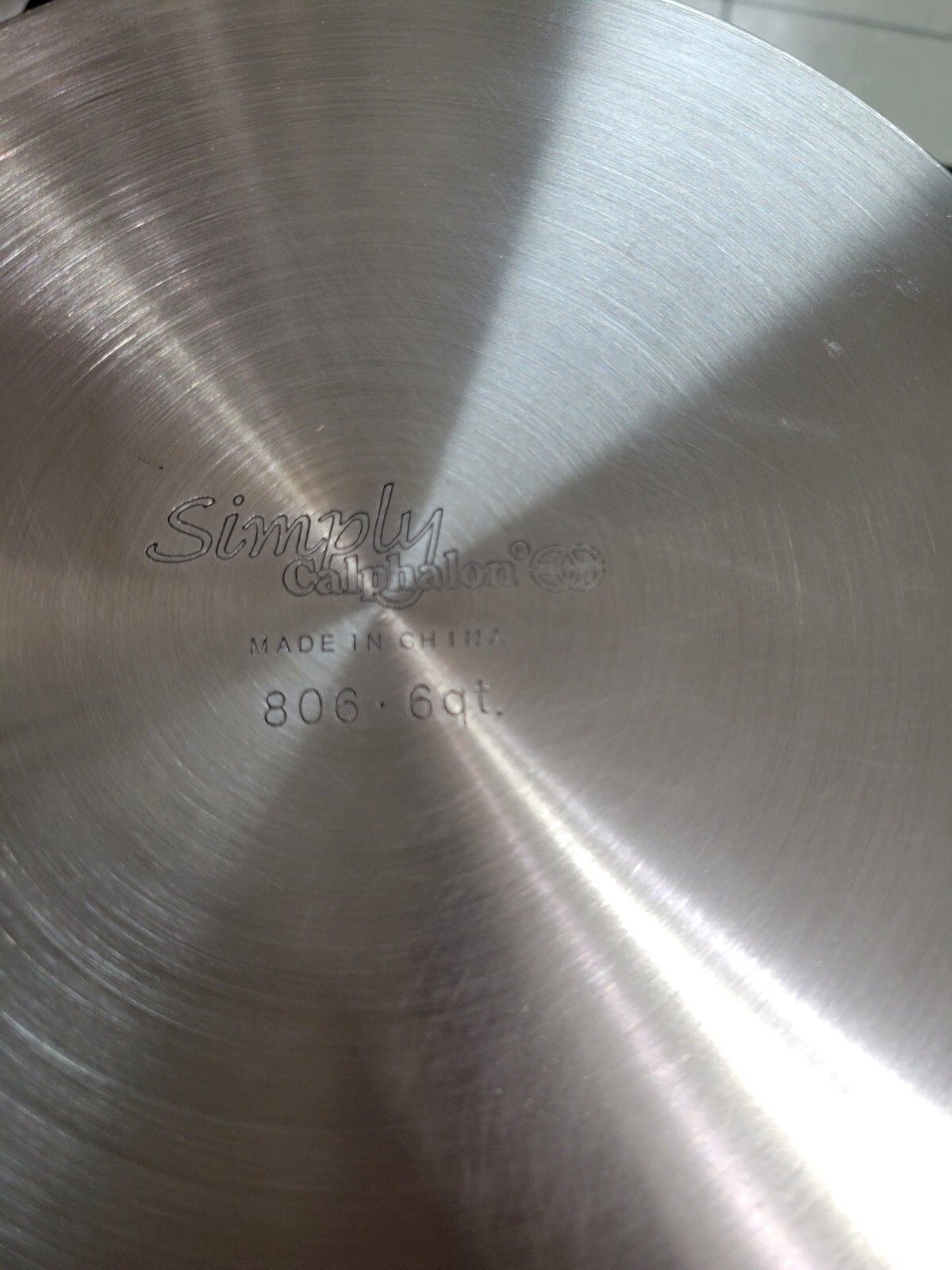 Elegan 6 Quart Calphalon 806 Stainless Steel HEAVY DUTY Stock Pot w ...