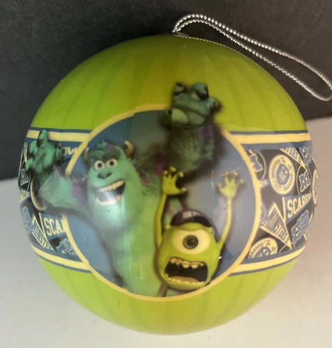 RARE Disney Pixar MONSTERS INC Mike Wazowski & Sully CHRISTMAS ORNAMENT ...