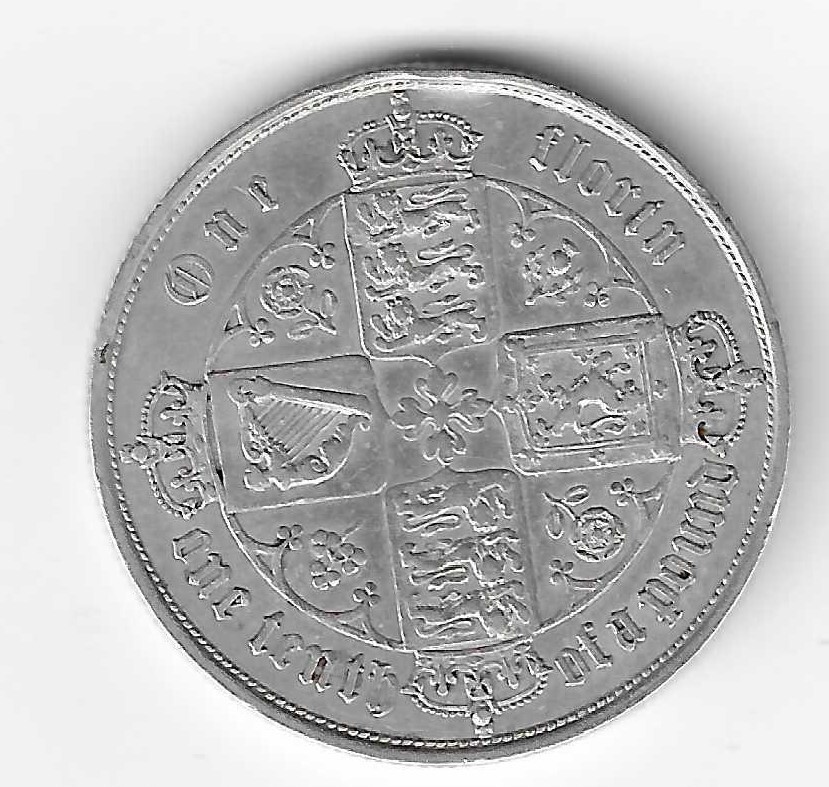 Victoria Silver Gothic Florin 2s Two Shillings 1856 GB British ...