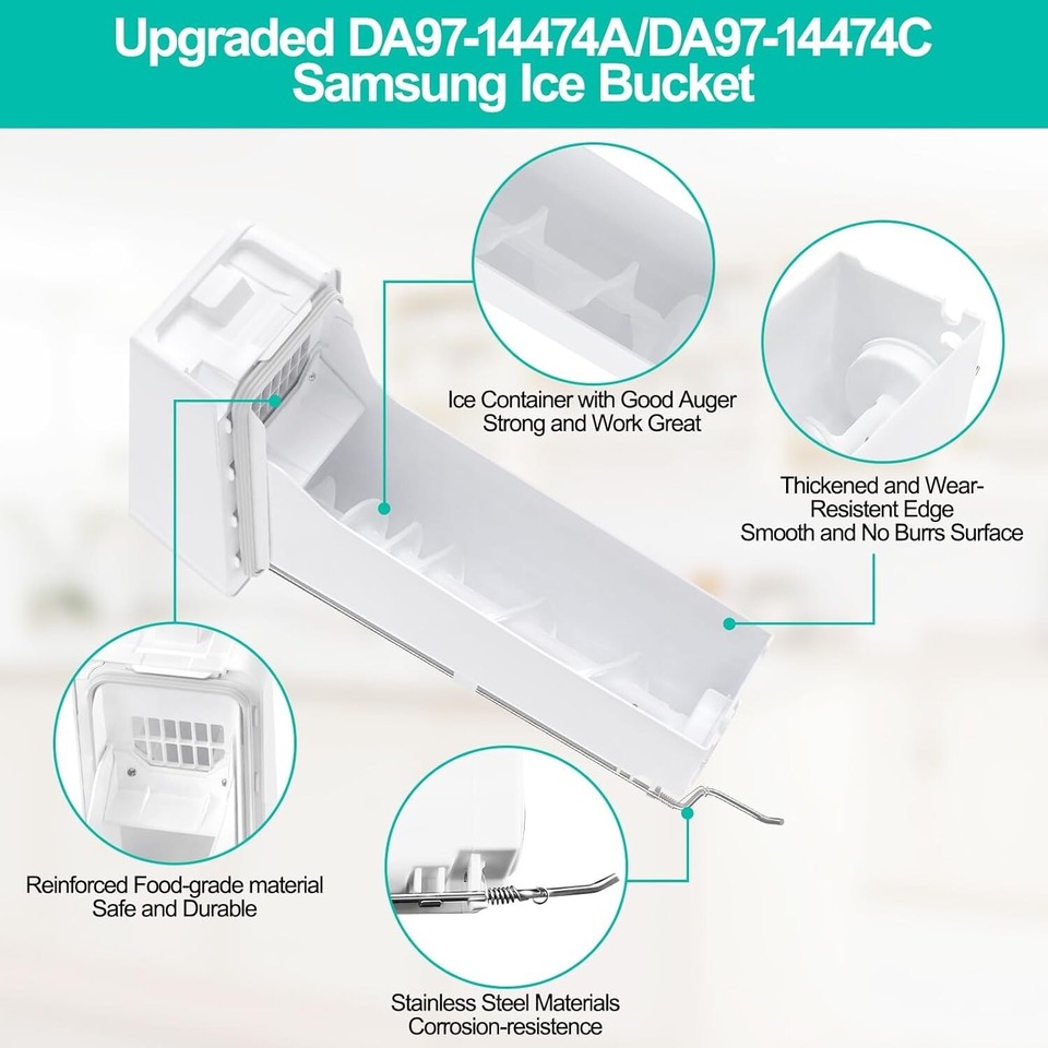 DA97-14474A ICE Tray Bucket for Samsung Refrigerator Bin DA97-14474C ...