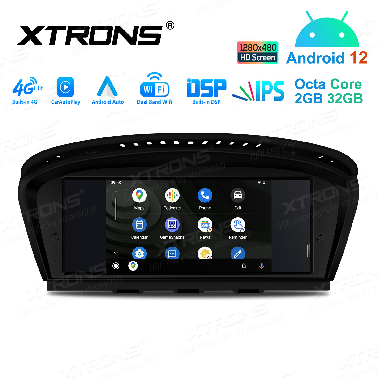 für BMW E60 E61 E90 E91 CCC Android 12.0 CarAutoPlay