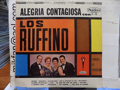 LOS RUFFINO (Cuarteto/Los/Las) Alegria Contagiosa S/Wrapped Peerless LP ...