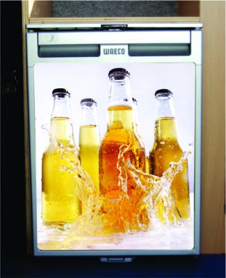 Waeco CRX50 Vinyl Fridge Sticker Wrap Print - Beer Splash | eBay