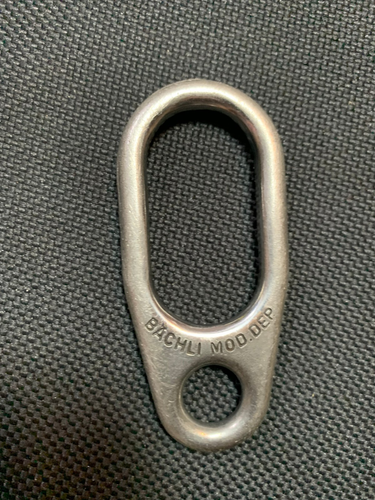 Chouinard Bachli Seilbremse belay/rappel device. vintage climbing ...