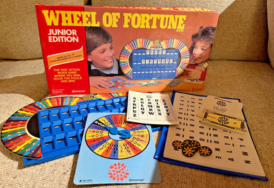 Vintage 1987 Wheel of Fortune Board Game Junior Edition Pressman ...
