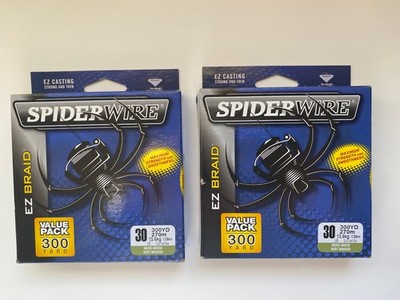SpiderWire EZ Braid 30 lb x 300 Yards (a lot of 2) Moss Green | eBay
