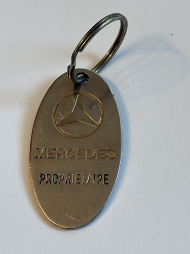 COOL 🇺🇸VINTAGE/MERCEDES-BENZ PROPRIETAIRE KEYCHAIN/KEYRING/KEYFOB 👀LQQK ...