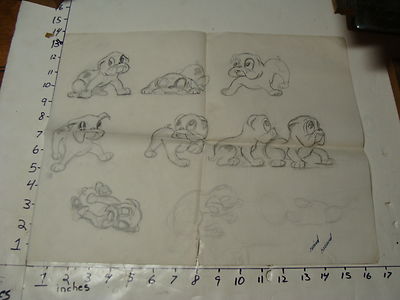 Vintage LARRY WEBSTER--PENCIL SKETCHES ON PAPER #9 DOGS | eBay