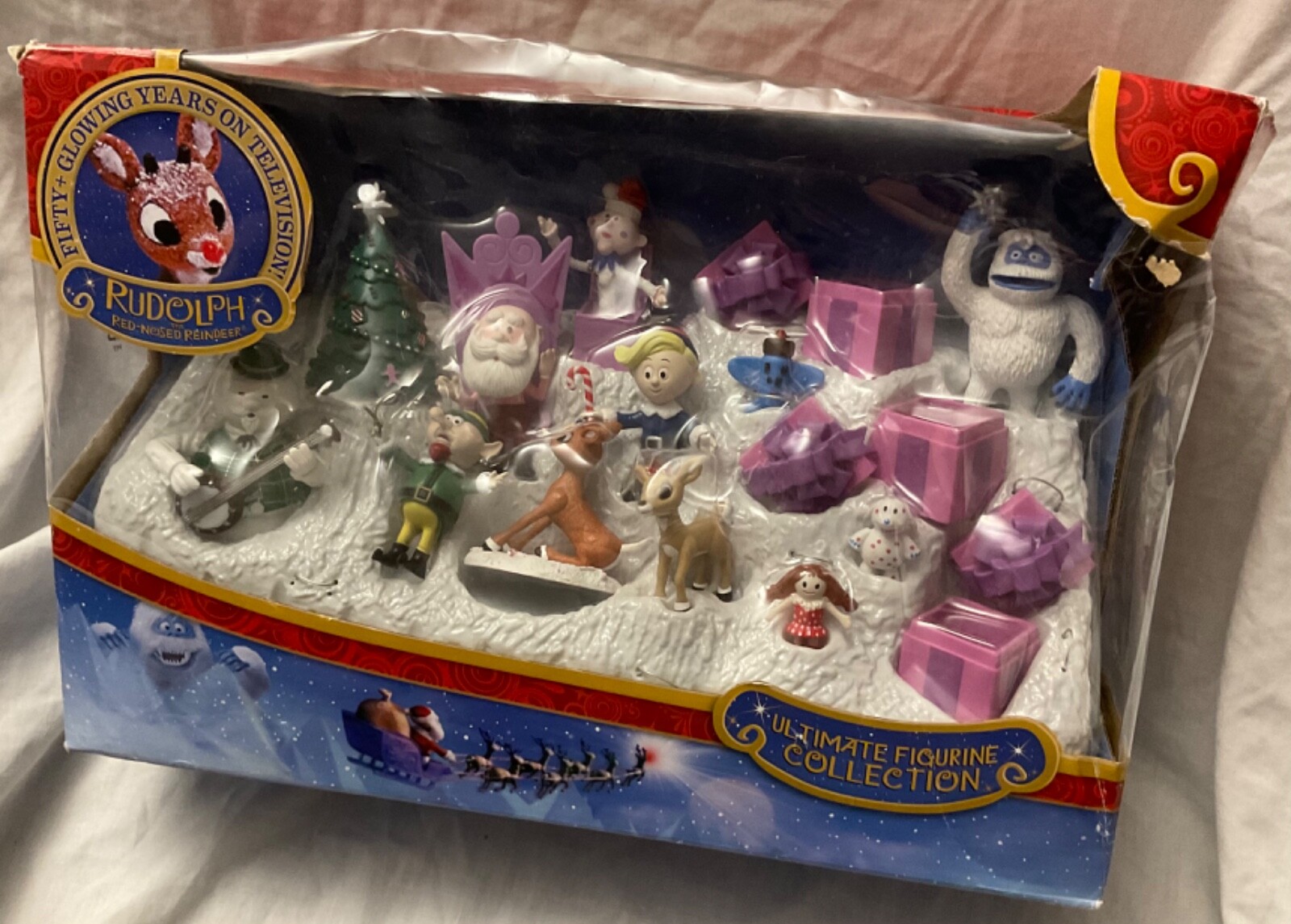 Rudolph The Red Nosed Reindeer Ultimate Figurine Collection 15pcs ...