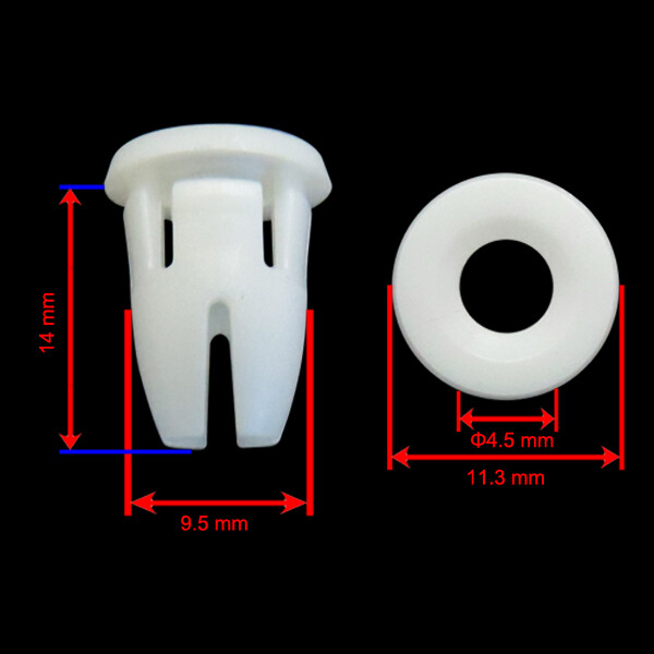 50x Exterior Moulding Clip Insert Grommet 0019887681 For Mercedes Benz ...